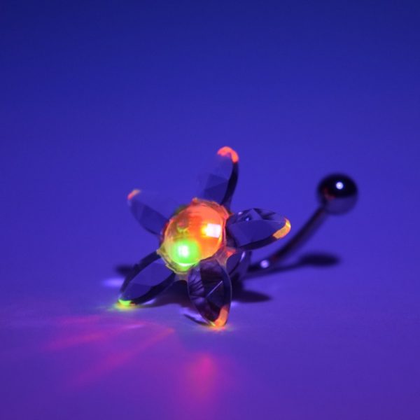 LED Light up Crystal Pendant Necklace | Eternity LED Glow