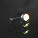 Light Up LED Belly Button Ring | Eternity LED