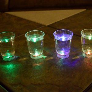 LED Light up Multicolor Shot glasses set (4pc) | Eternity LED