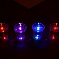 LED Light up Multicolor Shot glasses set (4pc) | Eternity LED