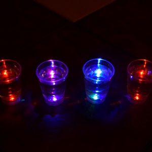 LED Light up Multicolor Shot glasses set (4pc) | Eternity LED